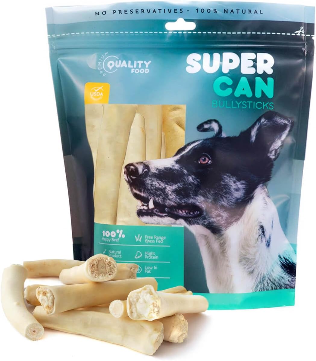12" Cow Tails for Dogs (10 pcs) – Danaqua Live Fish & More